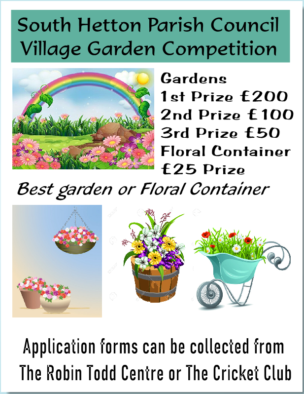 Garden Competition - South Hetton Council